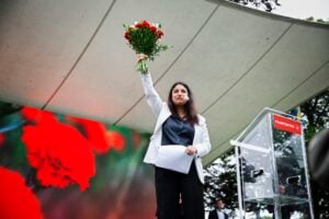 Nooshi Dadgostar i Almedalen: ”Vi erbjuder förändring på riktigt ...